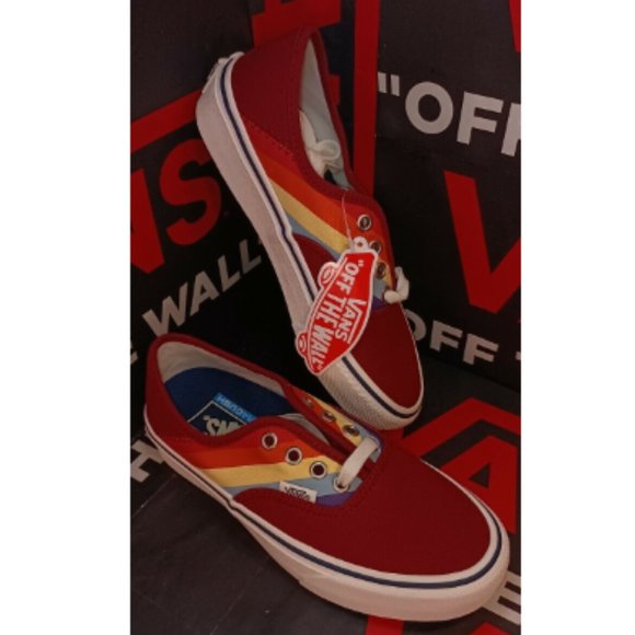 Vans | Shoes | Vans Authentic Sf Rad Rainbow Mens 35womens 5 Vna3mu6v7t ...